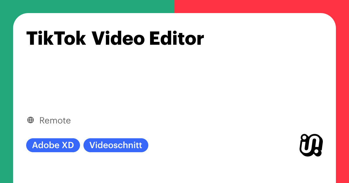 TikTok Video Editor · Junico