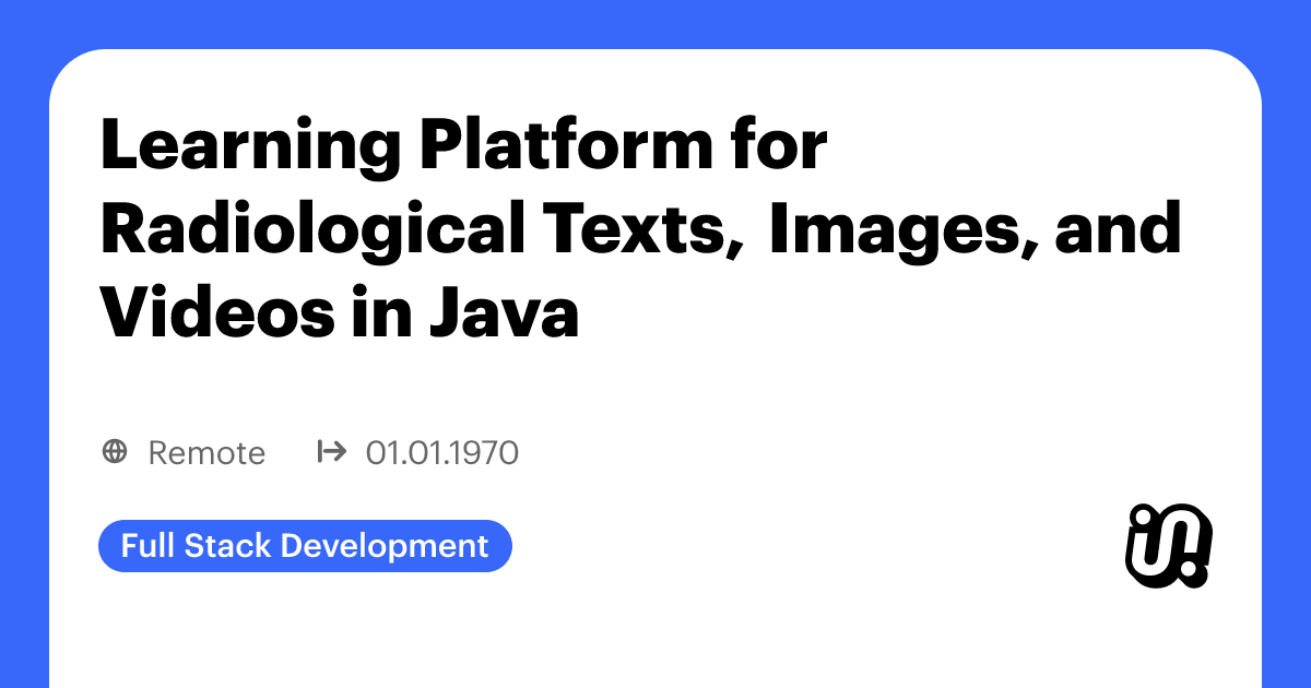 Learning Platform for Radiological Texts, Images, … · Junico