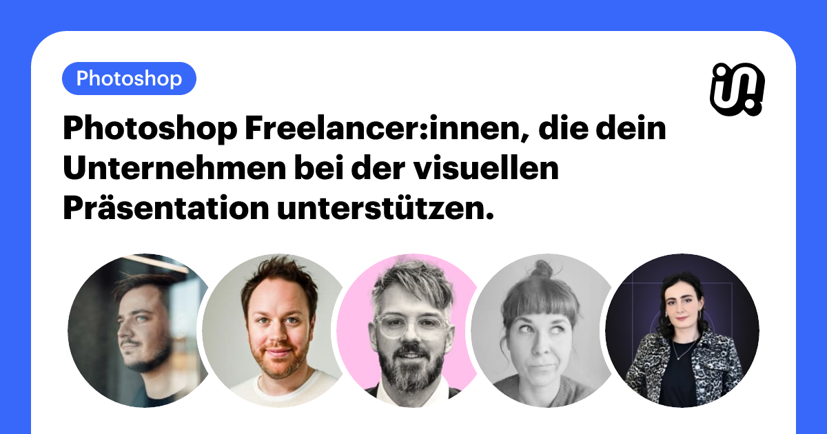 Photoshop Freelancer:innen beauftragen · Junico