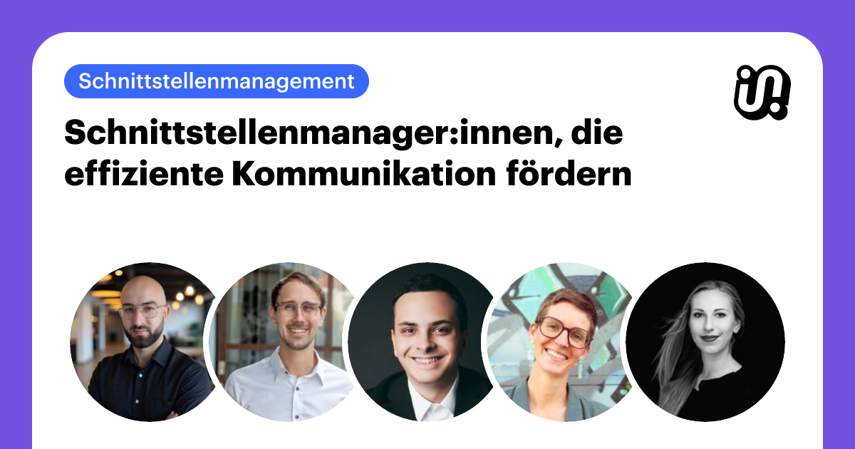 Schnittstellenmanager:innen beauftragen · Junico